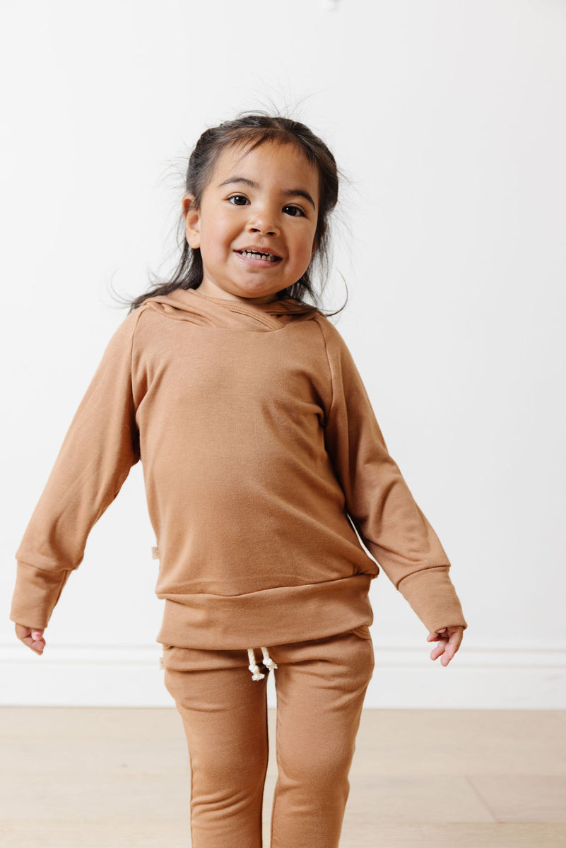 rib knit hoodie set - teddy – Childhoods Clothing